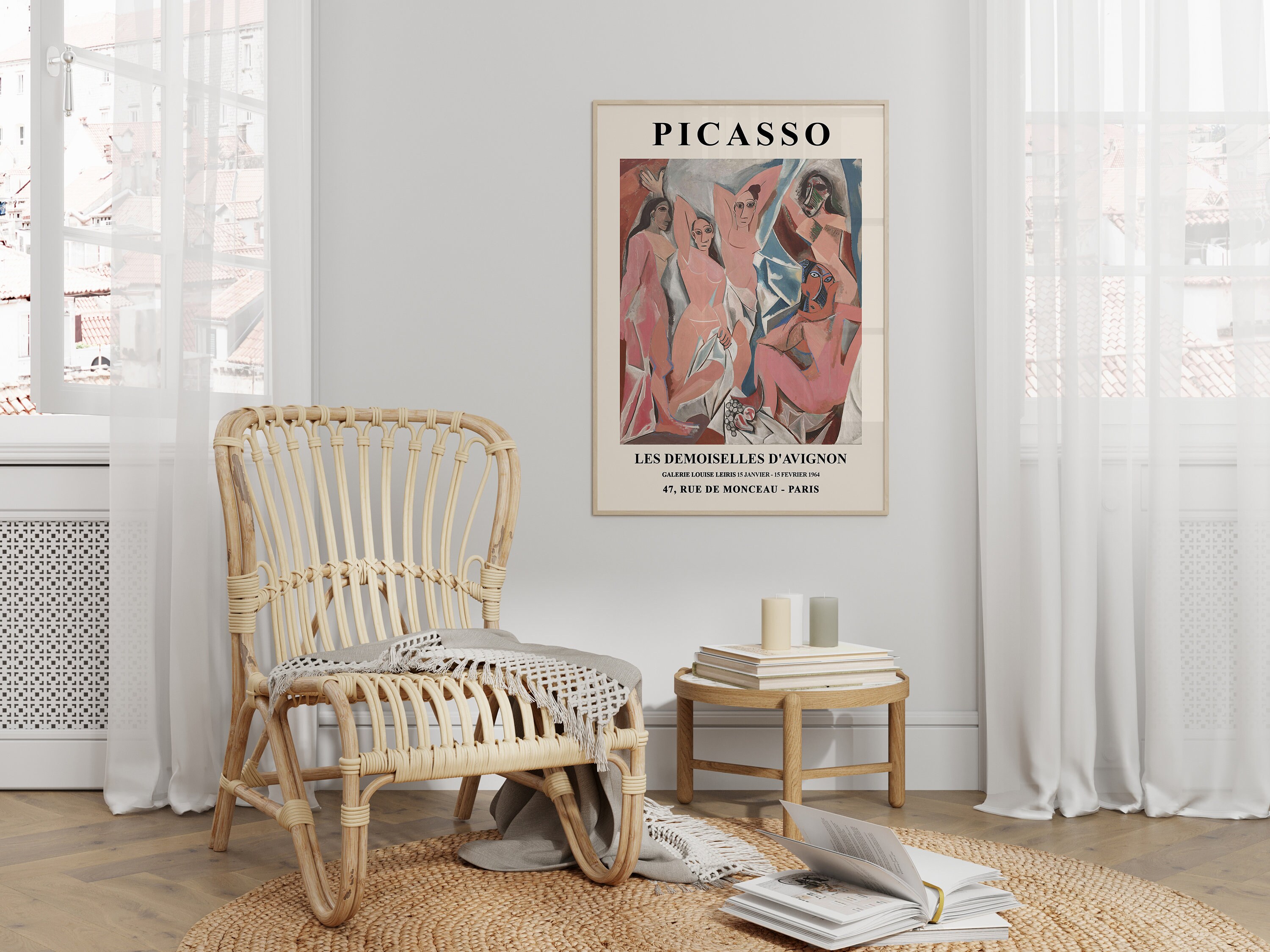 Pablo Picasso Art Print , Muted Tonal Print, Soft Tonal Wall Art ...