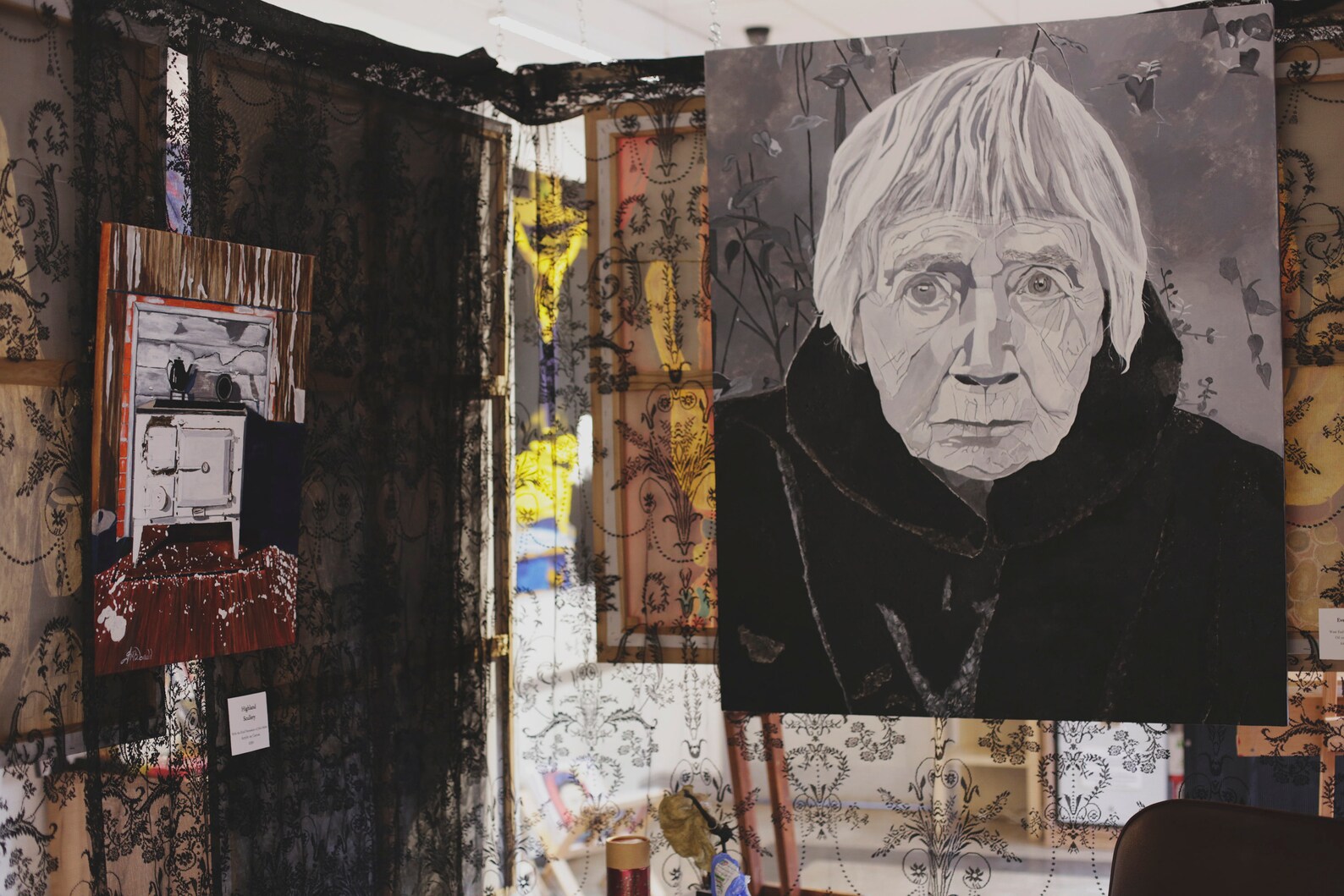 Eveline an Irish Heroine Artist's Hand Painted Print Made to Order in ...