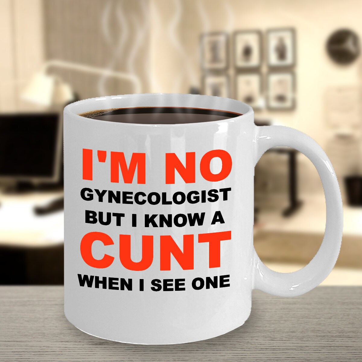 Cunt Mug Gift for Him or Her 15oz Novelty Ceramic Coffee Tea - Etsy
