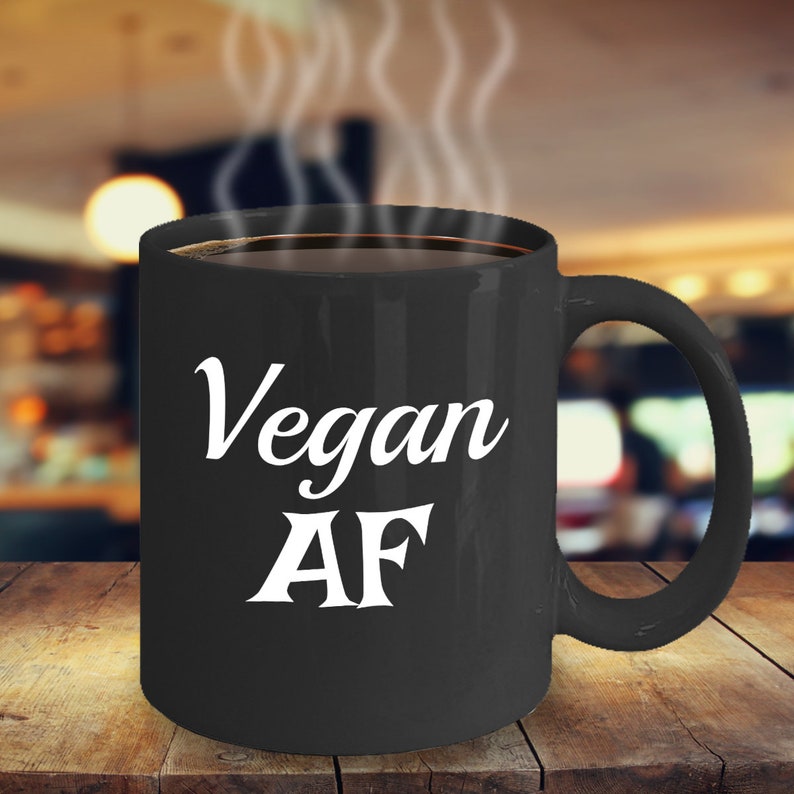 Funny Vegan Mug Vegan AF Veganism Mug Funny Vegan Gift - Etsy Canada