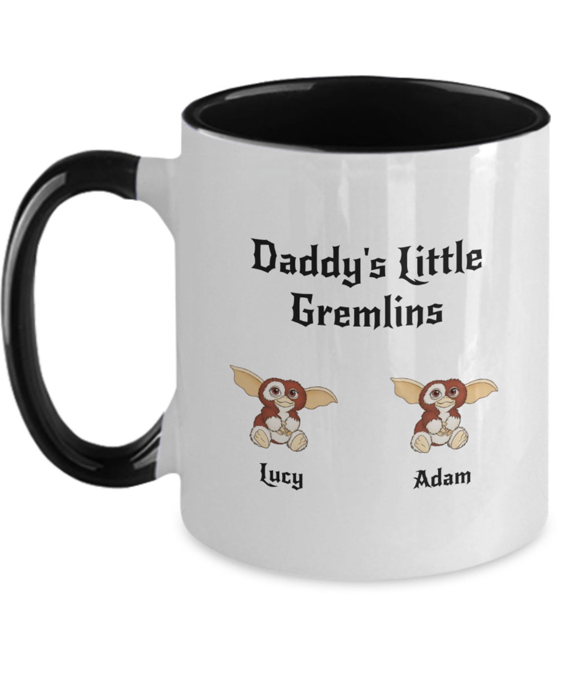 Custom Dad Mug Daddy's Little Gremlins Funny Dad Mug Dad - Etsy