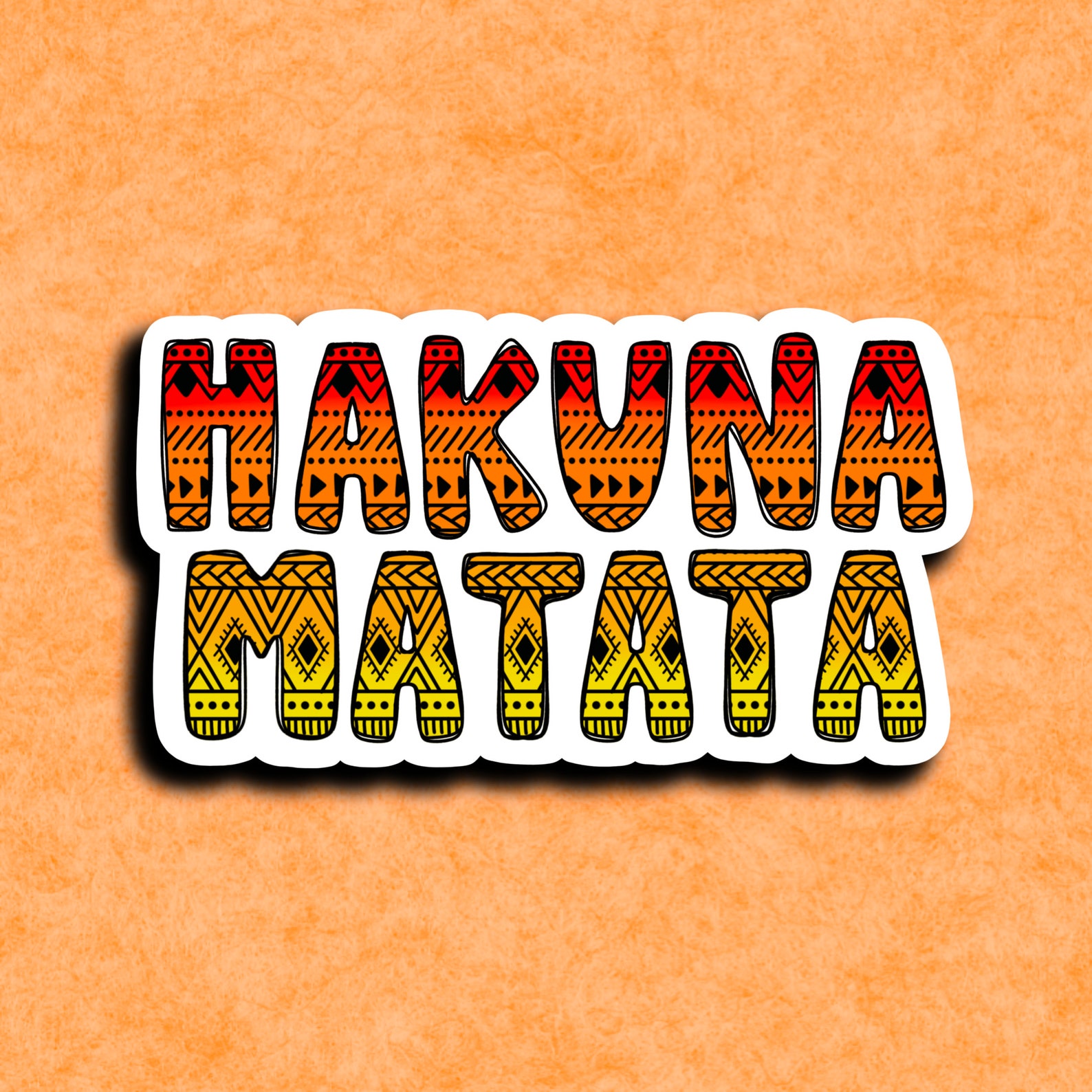 Hakuna Matata Sticker Lion King Sticker Disney Sticker - Etsy