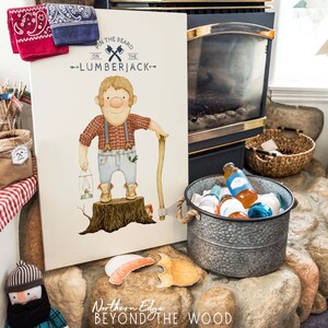 Pin the Beard on the Lumberjack Party Game (digital Download) - Etsy
