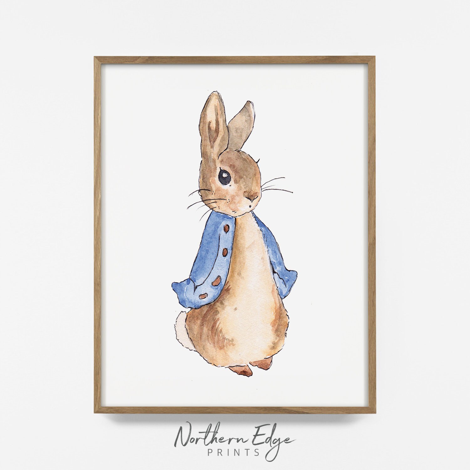 Peter Rabbit Print Peter Rabbit Art Nursery Wall Decor - Etsy