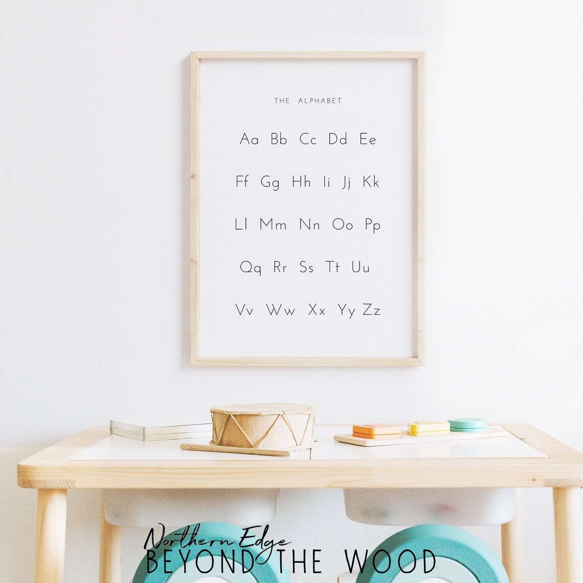ABC Poster Educational Poster Alphabet Poster Alphabet Art - Etsy