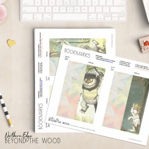 Where the Wild Things Are Printable Bookmarks, Book Place Holder, Wild ...