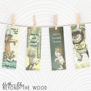 Where the Wild Things Are Printable Bookmarks, Book Place Holder, Wild ...