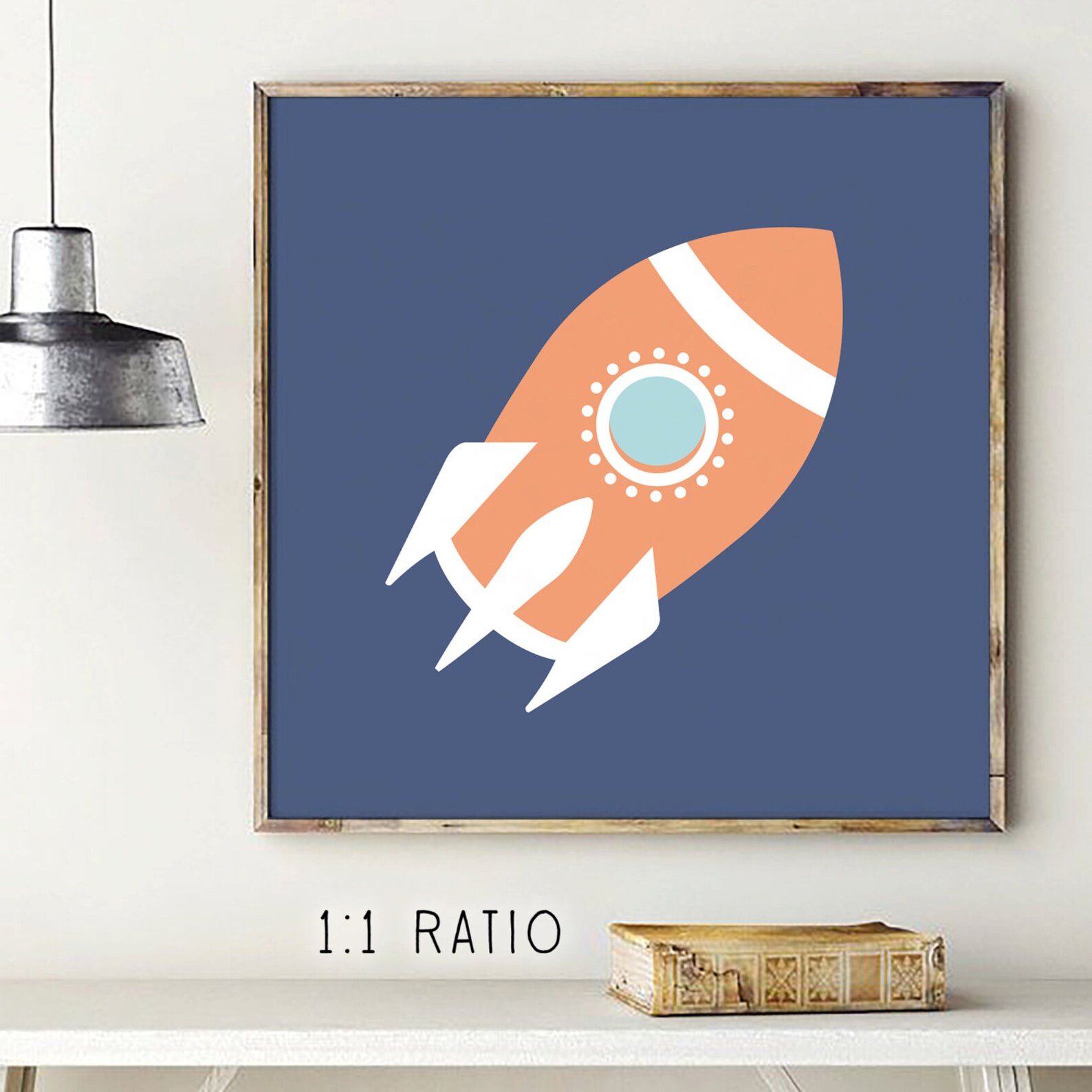 Rocket Ship Print Rocket Ship Art Nasa Print Space Decor - Etsy