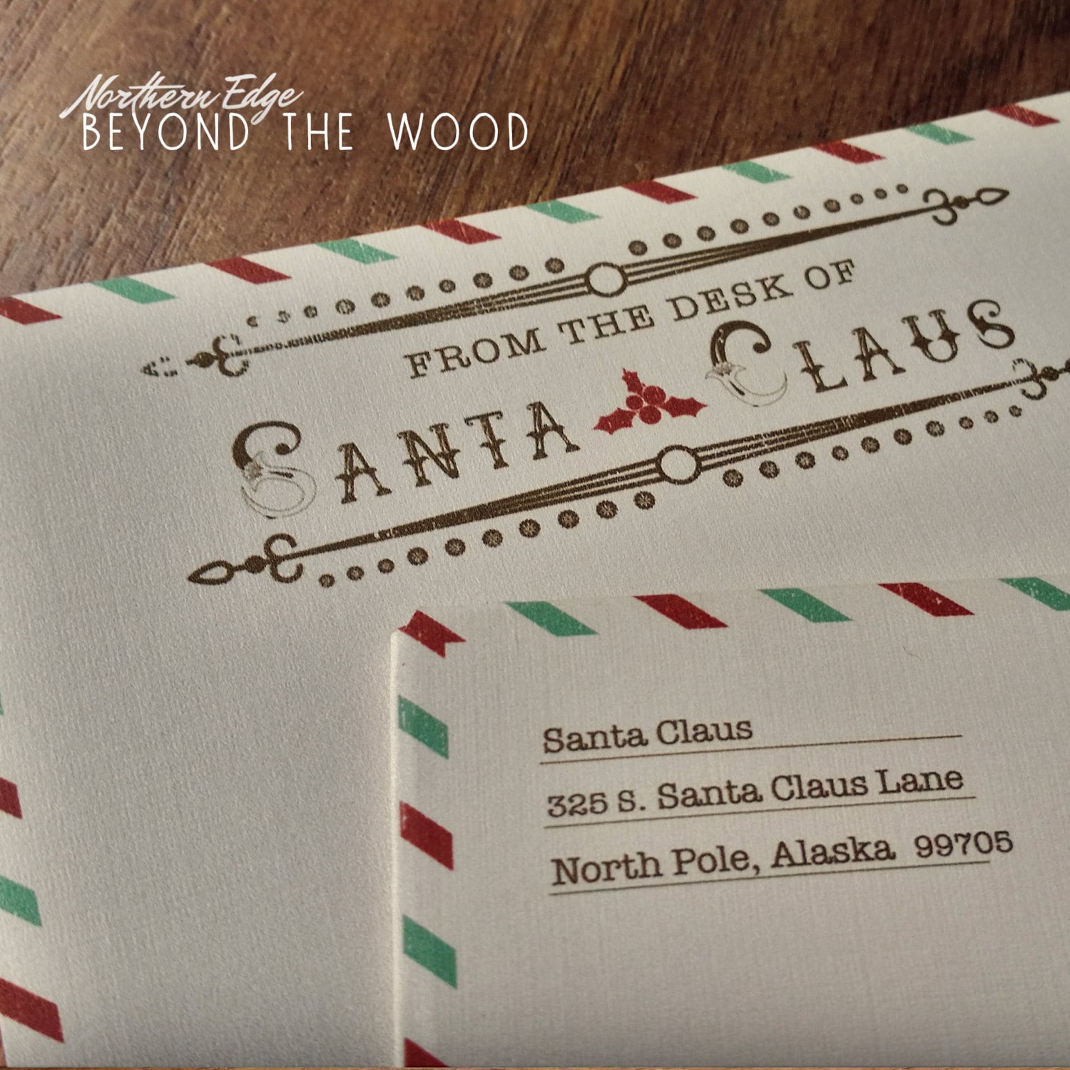 Santa letter santa claus letter santa stationary custom | Etsy