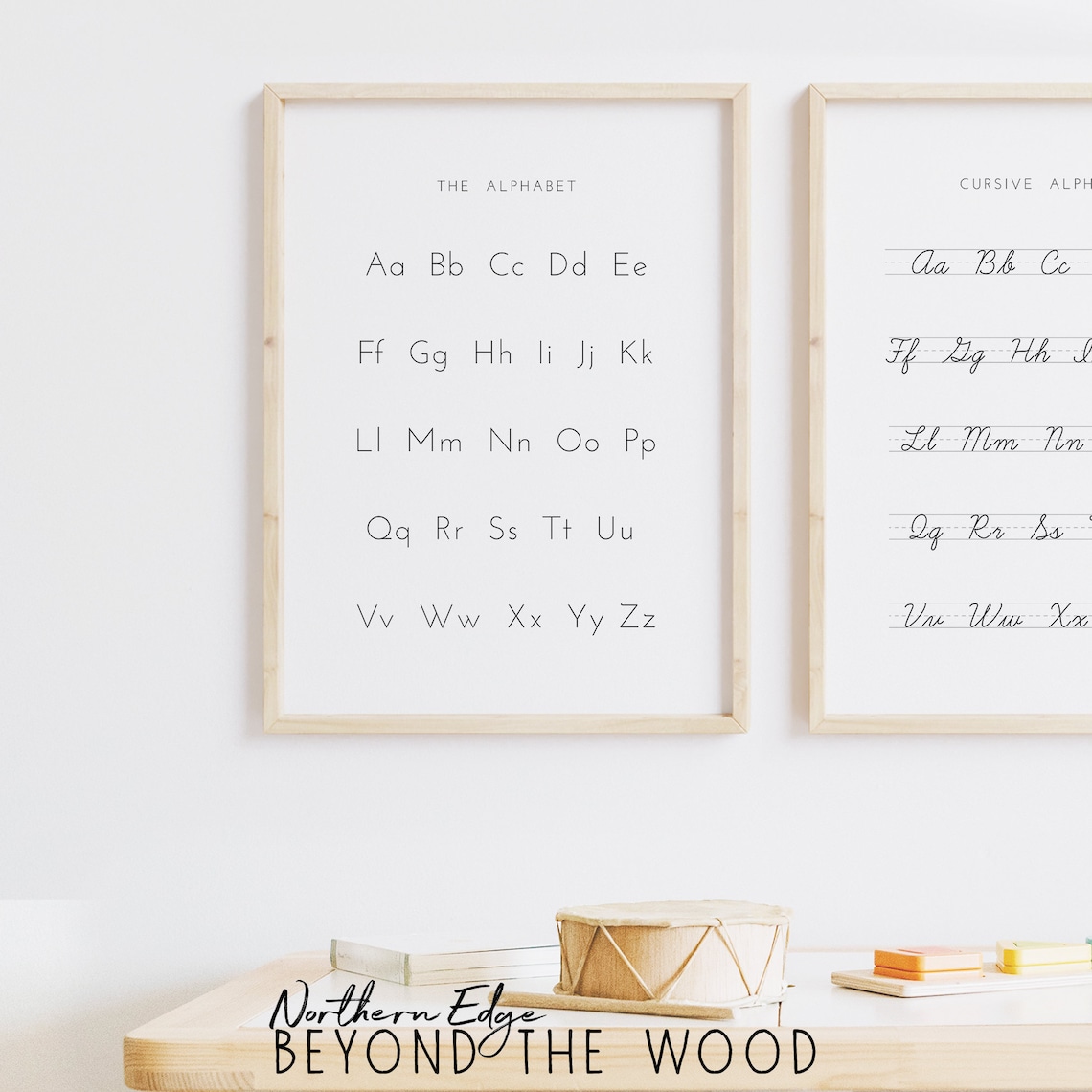 ABC Poster Educational Poster Alphabet Poster Alphabet Art - Etsy