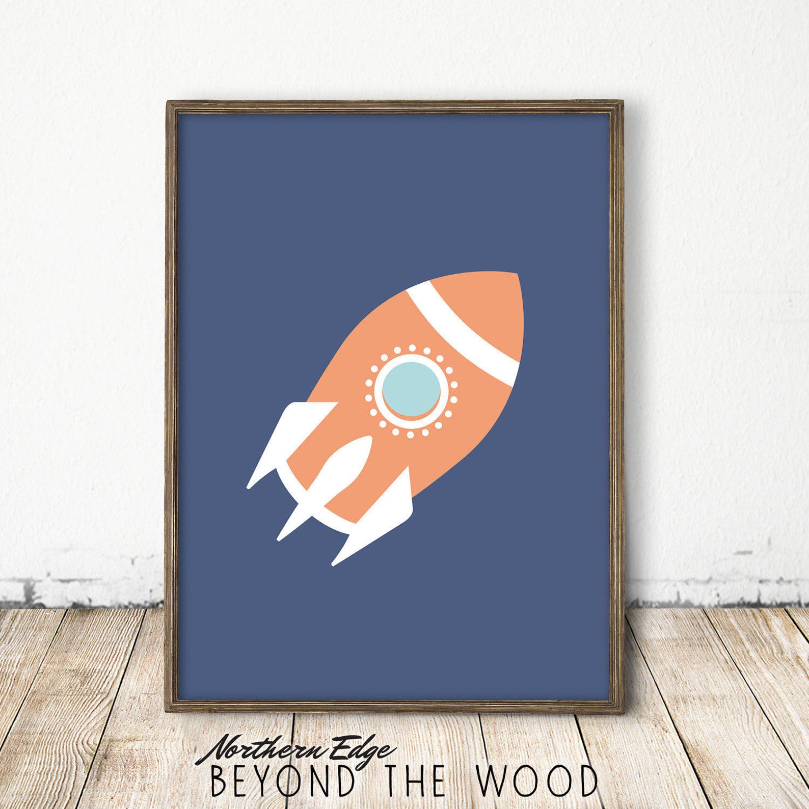 Rocket Ship Print Rocket Ship Art Nasa Print Space Decor - Etsy