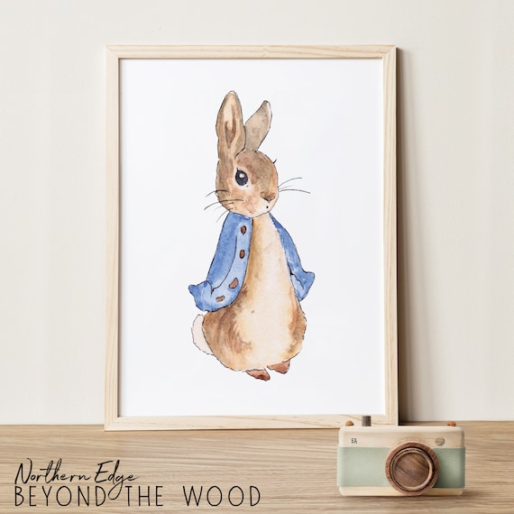 Peter Rabbit Print Peter Rabbit Art Nursery Wall Decor - Etsy