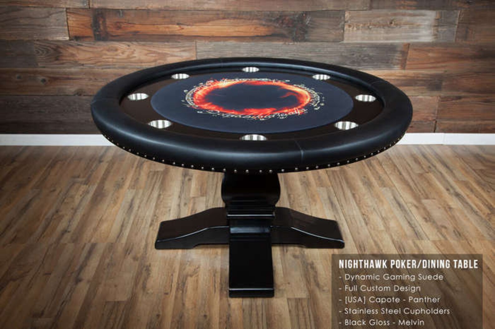 The Nighthawk Poker Table With 4 Lounge Chairs - Etsy