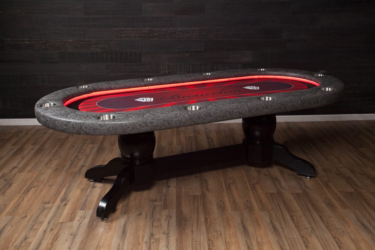 The Elite Alpha LED Poker Table | Etsy