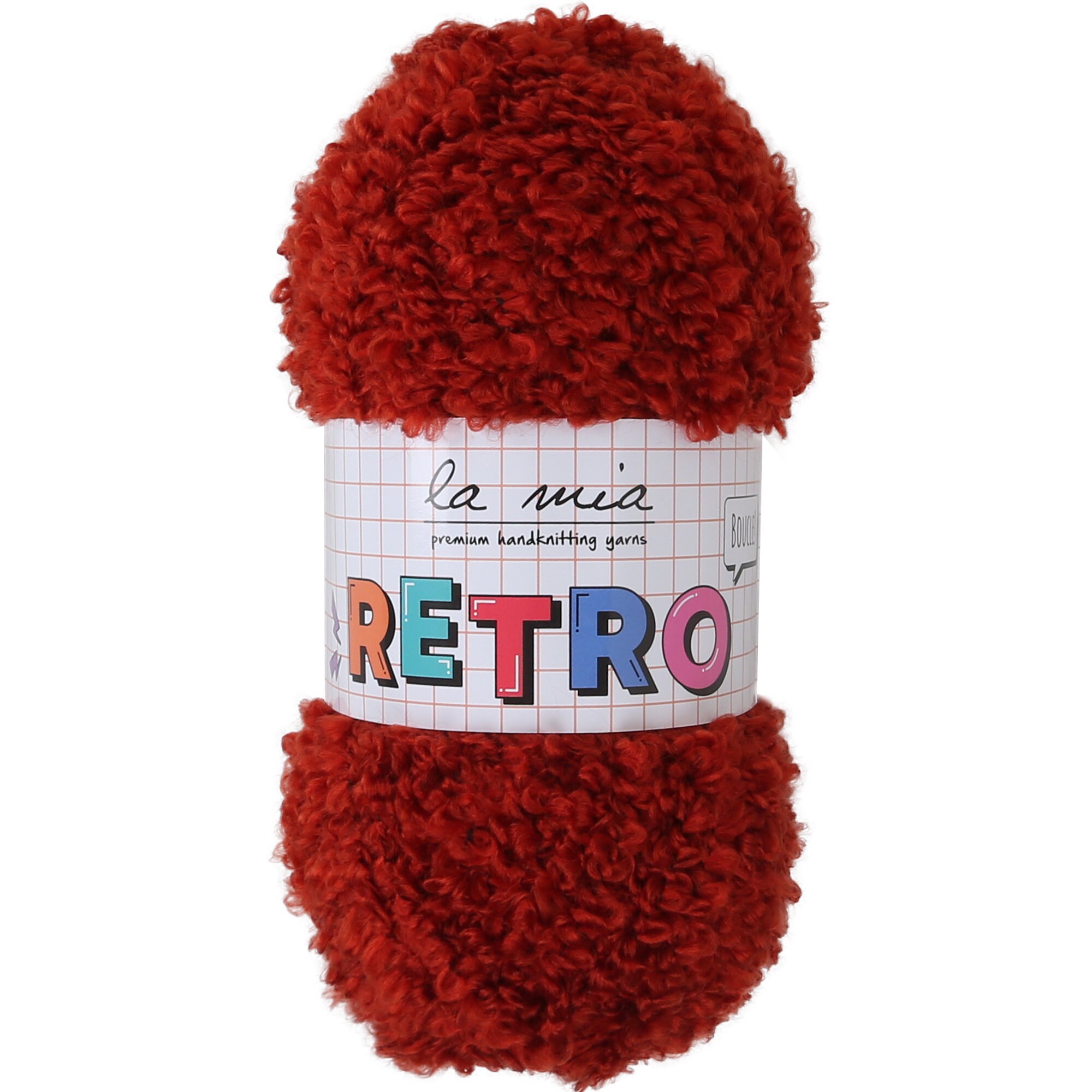 La Mia Retro, Fluffy Curly Yarn for Knitting and Crocheting, Blankets ...