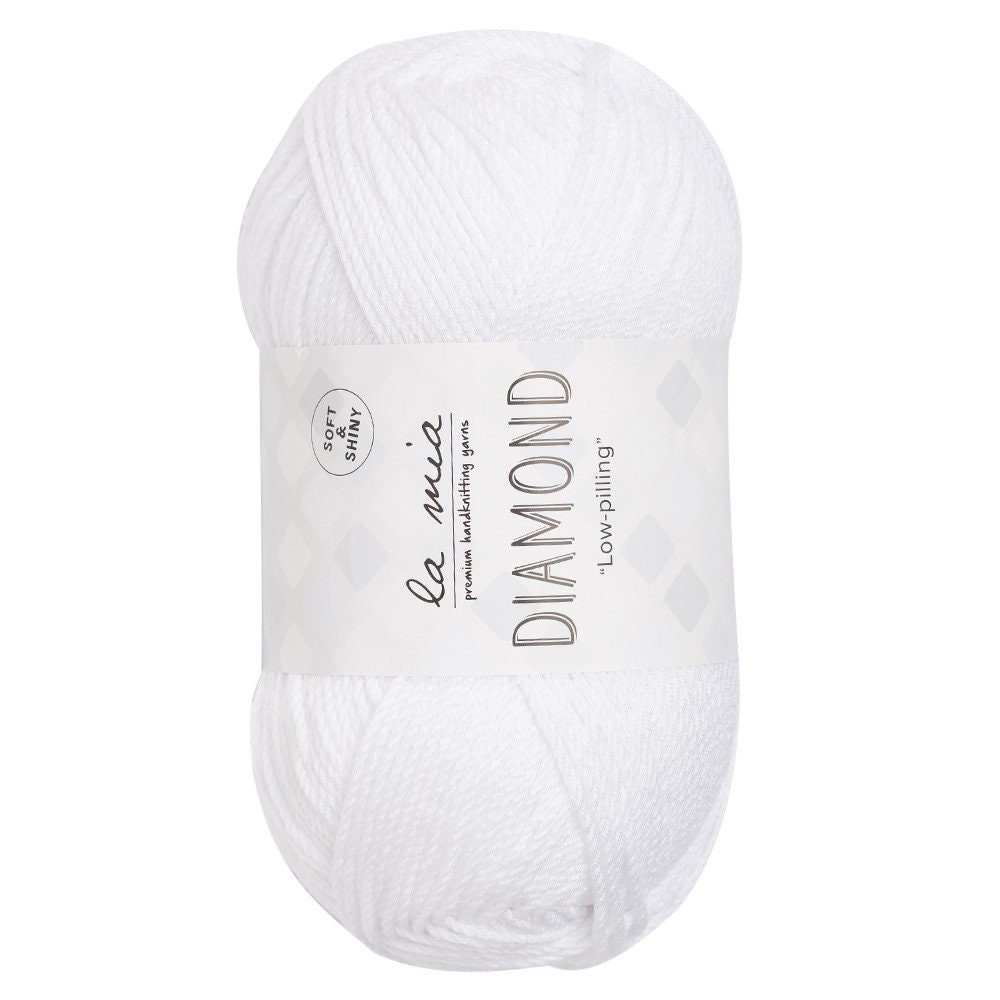 La Mia Diamond Yarn, Low-pilling Microfiber Acrylic Yarn, 70%acrylic ...