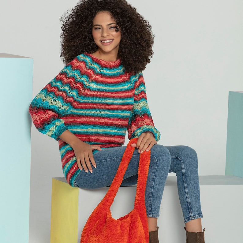 Yarnart Adore Dream Variegated Yarn, 100% Anti-pilling Acrylic Yarn for ...