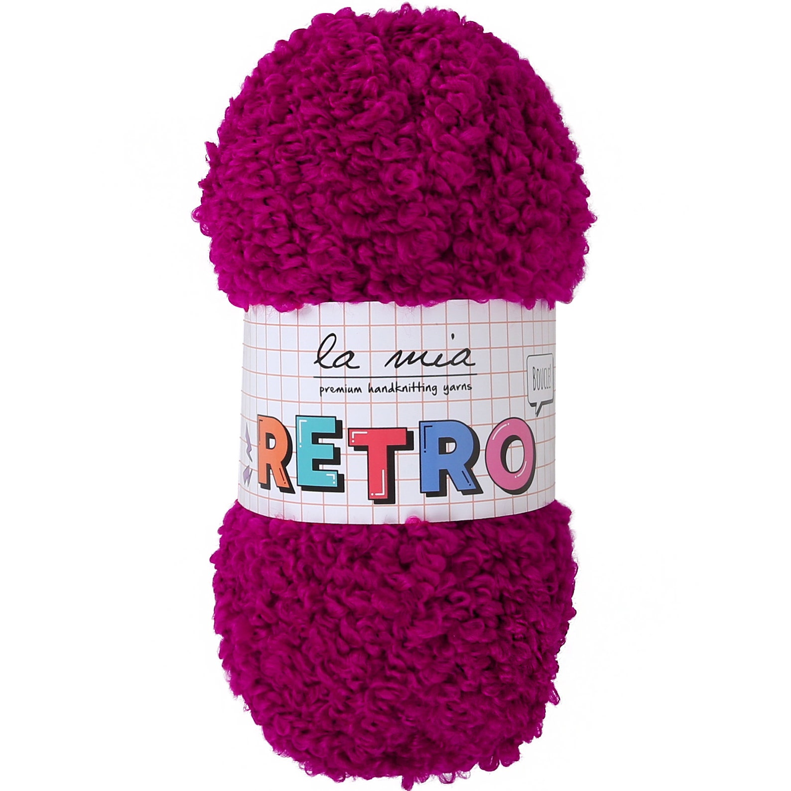 La Mia Retro, Fluffy Curly Yarn for Knitting and Crocheting, Blankets ...