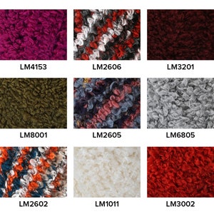 La Mia Retro, Fluffy Curly Yarn for Knitting and Crocheting, Blankets ...
