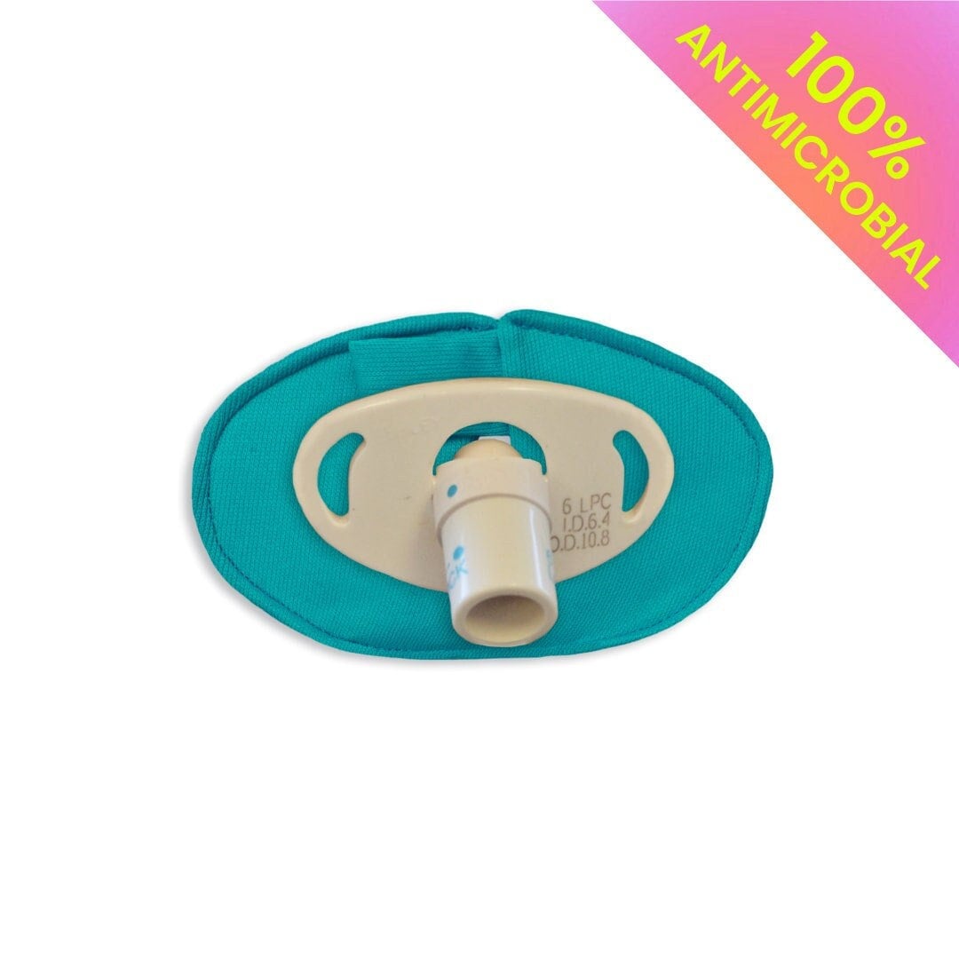 Antimicrobial Trach Pads in Teal for Tracheotomy Cover - Surgery ...