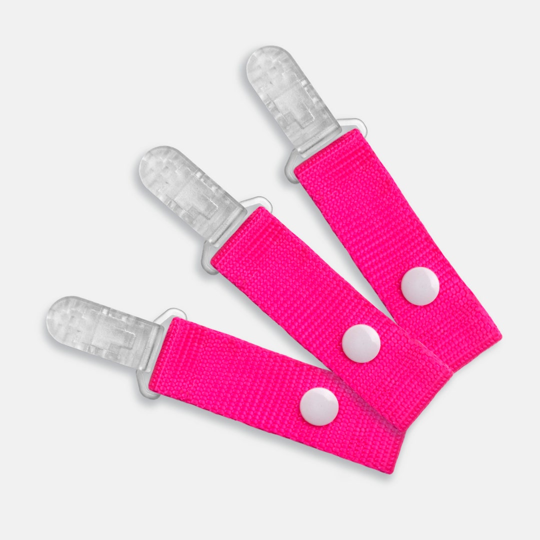Neon Pink Cath Clips for Securing Catheter, Feeding Tubes, Central ...