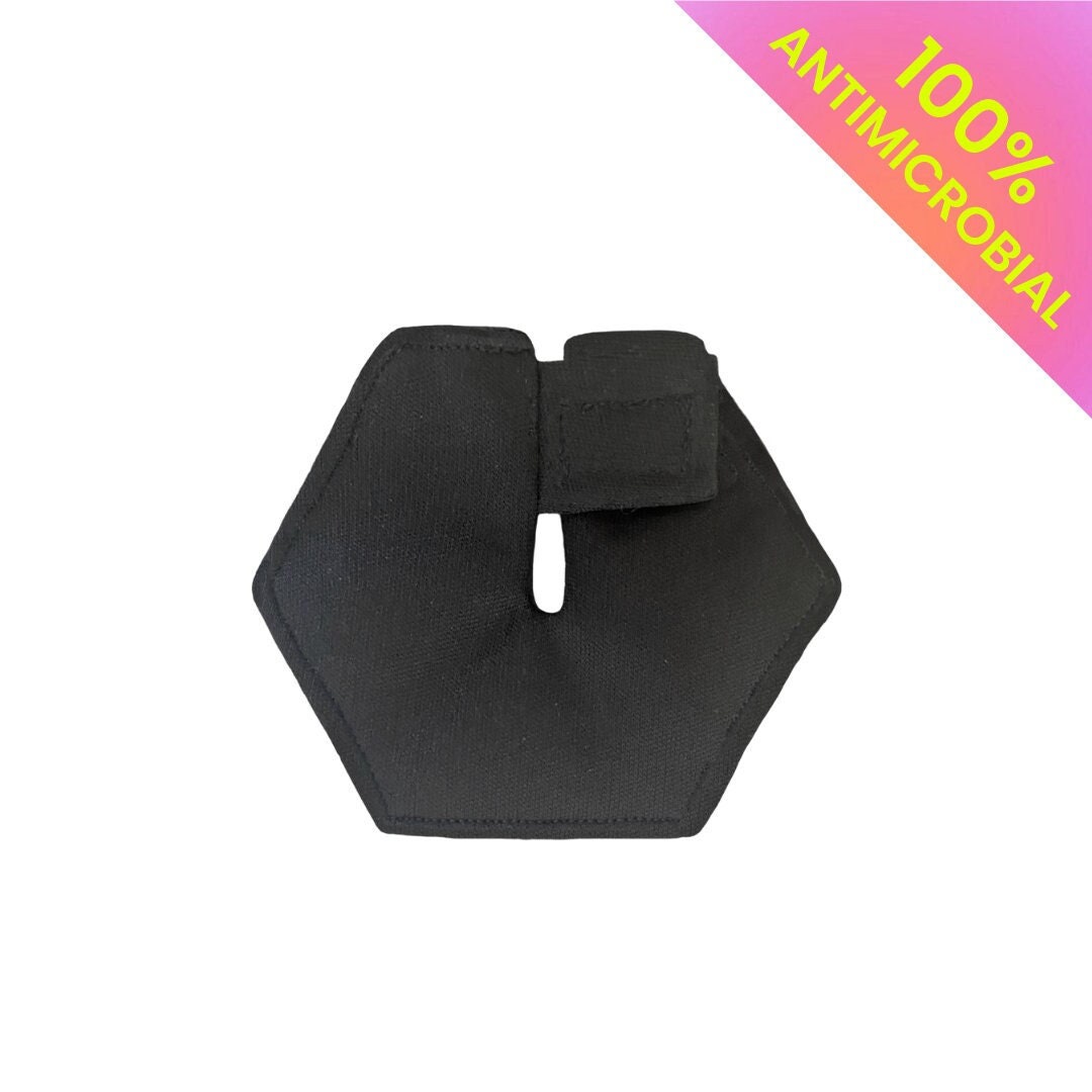 Antimicrobial G-tube Pad in Black for Feeding Tube, Button, Mickey ...