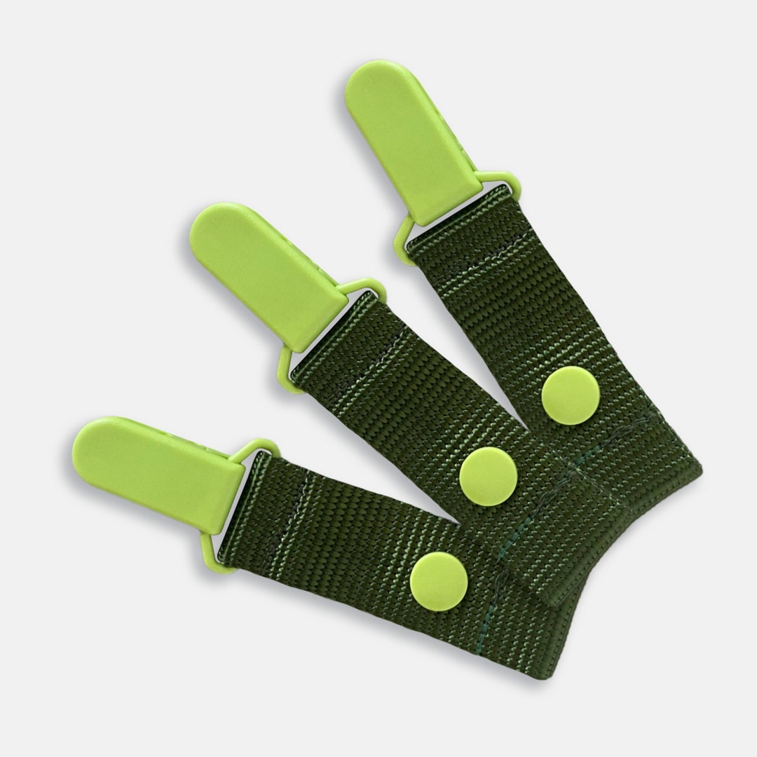 Army Green Cath Clips for Securing Catheter, Feeding Tubes, Central ...