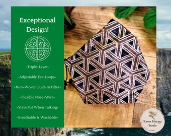 Celtic Face Mask | Etsy