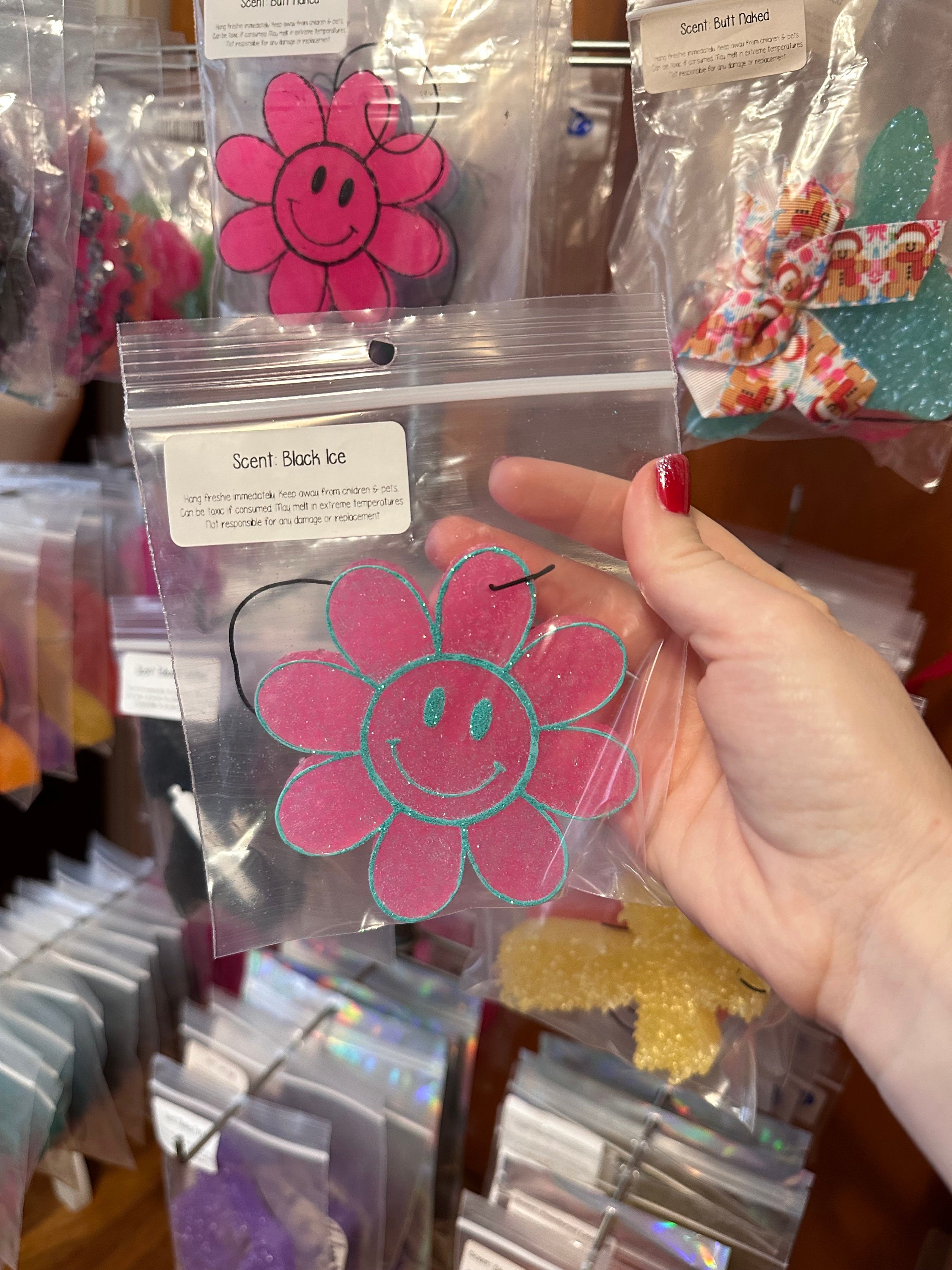 Flower Freshie. Smiley Face Freshie. - Etsy