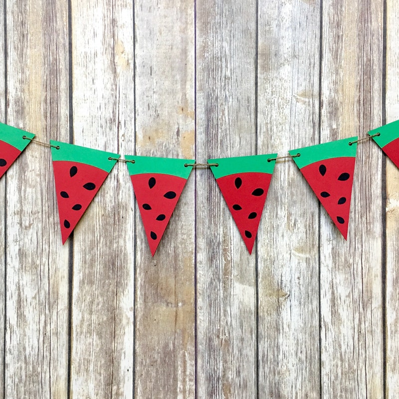 Watermelon Banner - Etsy