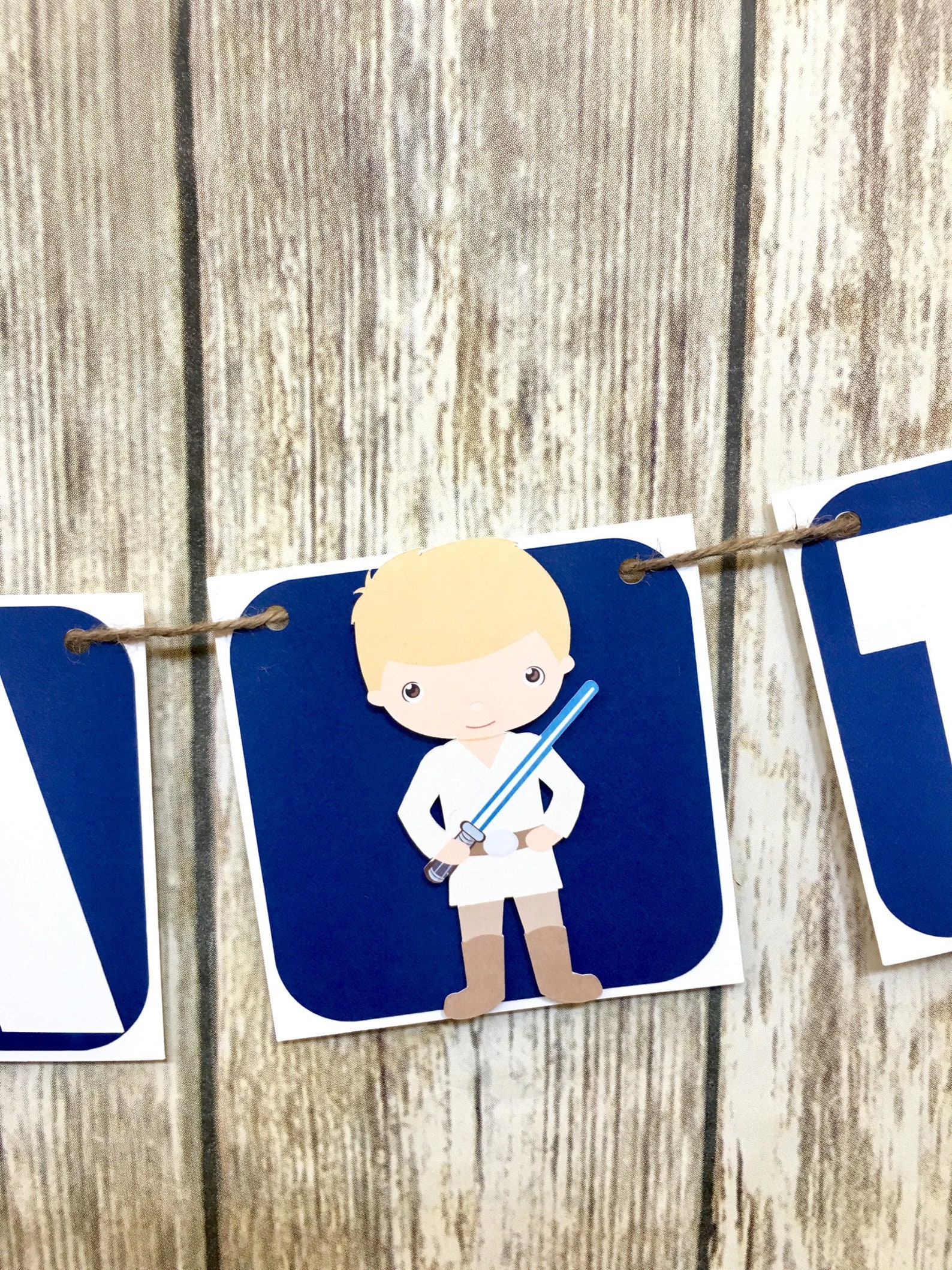 Luke Its A Boy Banner Jedi Banner Star Wars Baby Shower | Etsy