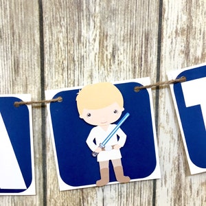 Luke Its A Boy Banner, Jedi Banner, Star Wars Baby Shower - Etsy