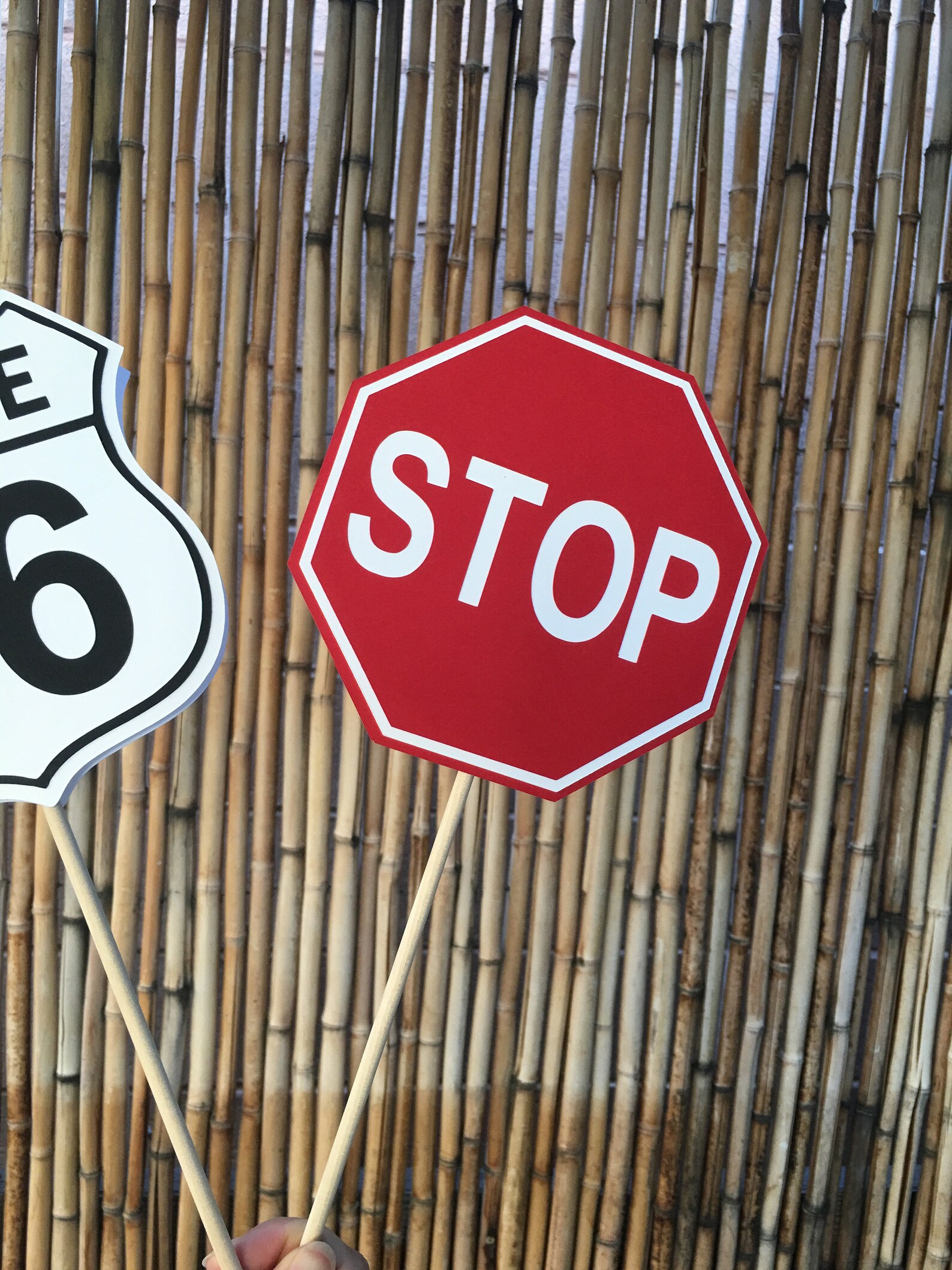 Traffic Sign Centerpieces Traffic Sign Cake Topper Cars - Etsy