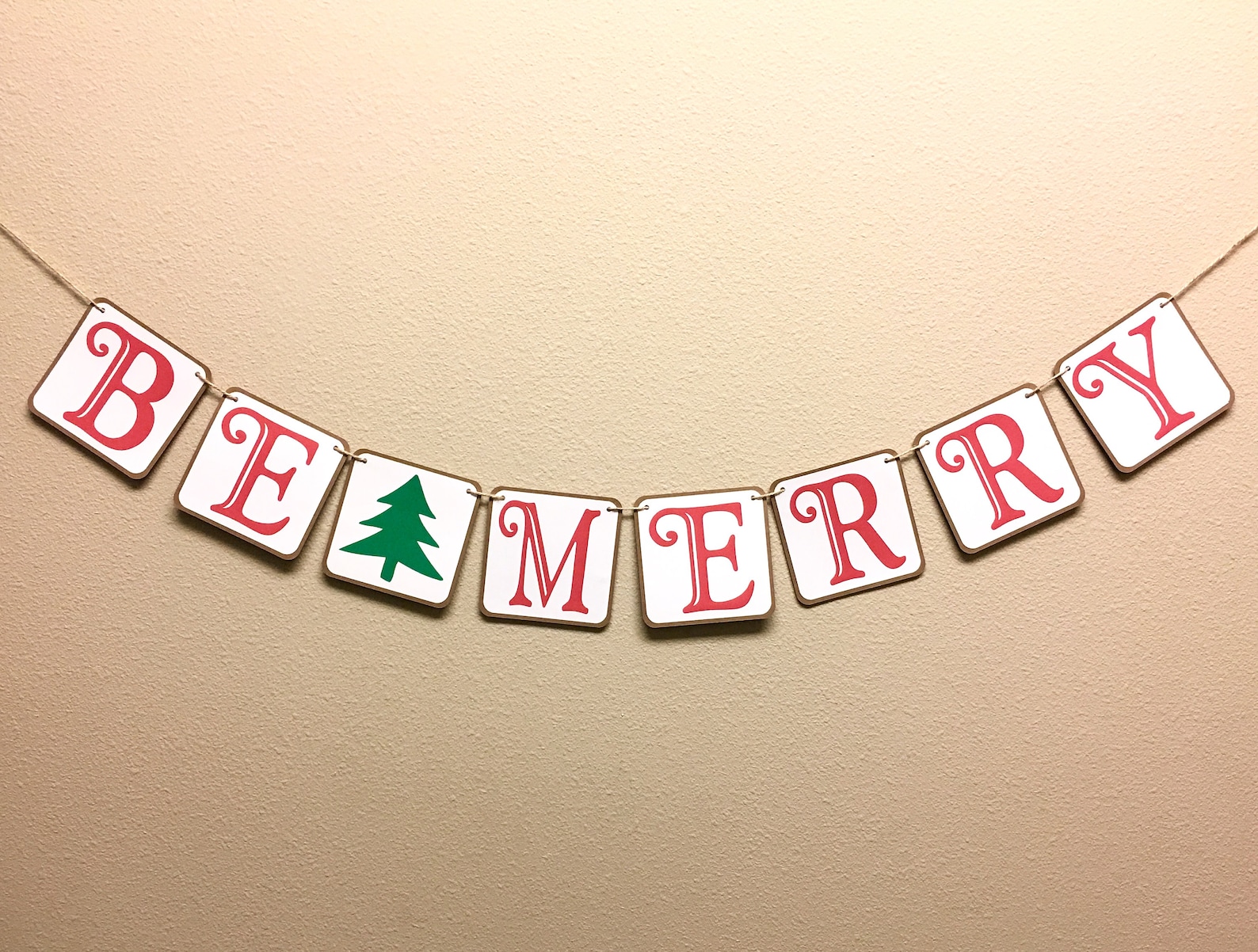 Be Merry Banner Christmas Banner Photo Prop Party Decors - Etsy