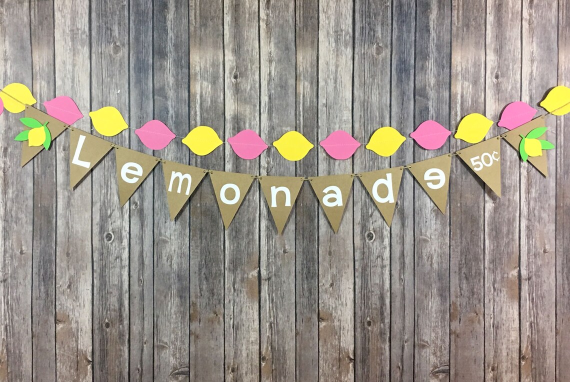 Lemonade Banner Lemonade Stand Banner Photo Prop Birthday | Etsy