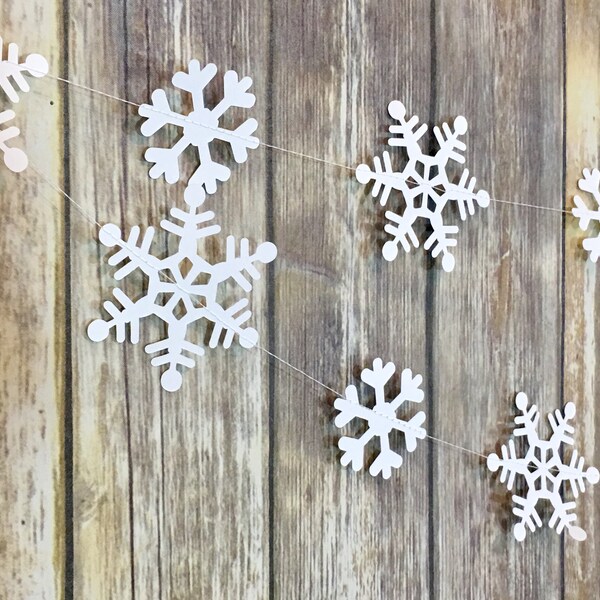 Snowflake Garland - Etsy