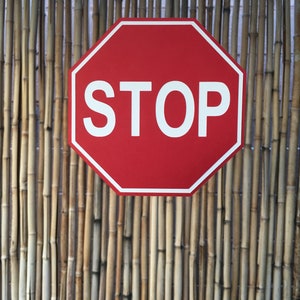 Traffic Sign Centerpieces, Traffic Sign Cake Topper, Cars Theme Party ...