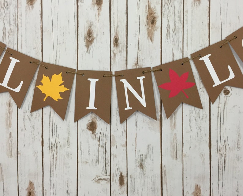 Fall in Love Banner Fall Banner Wedding Banner Engagement | Etsy