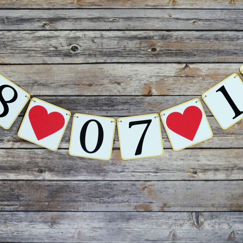 Save the Date Banner - Etsy