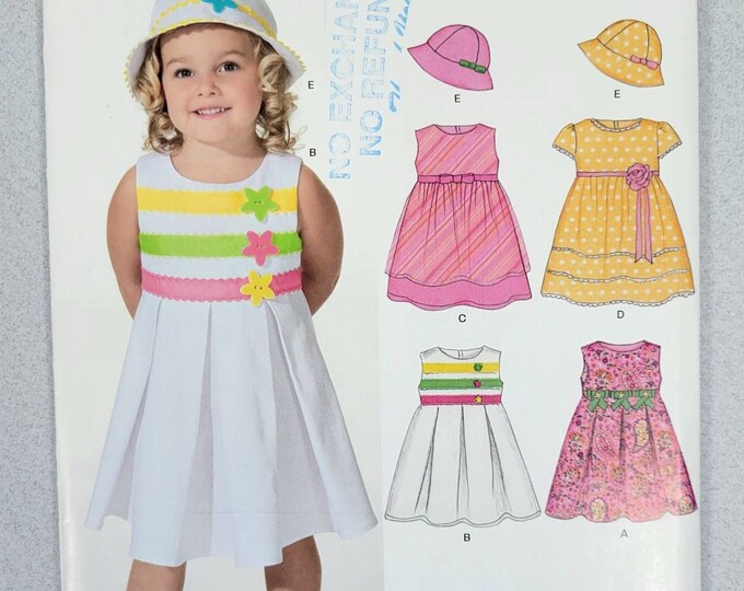 Sewing Pattern, New Look 6957, Toddler Dress Pattern, Baby Outfit ...