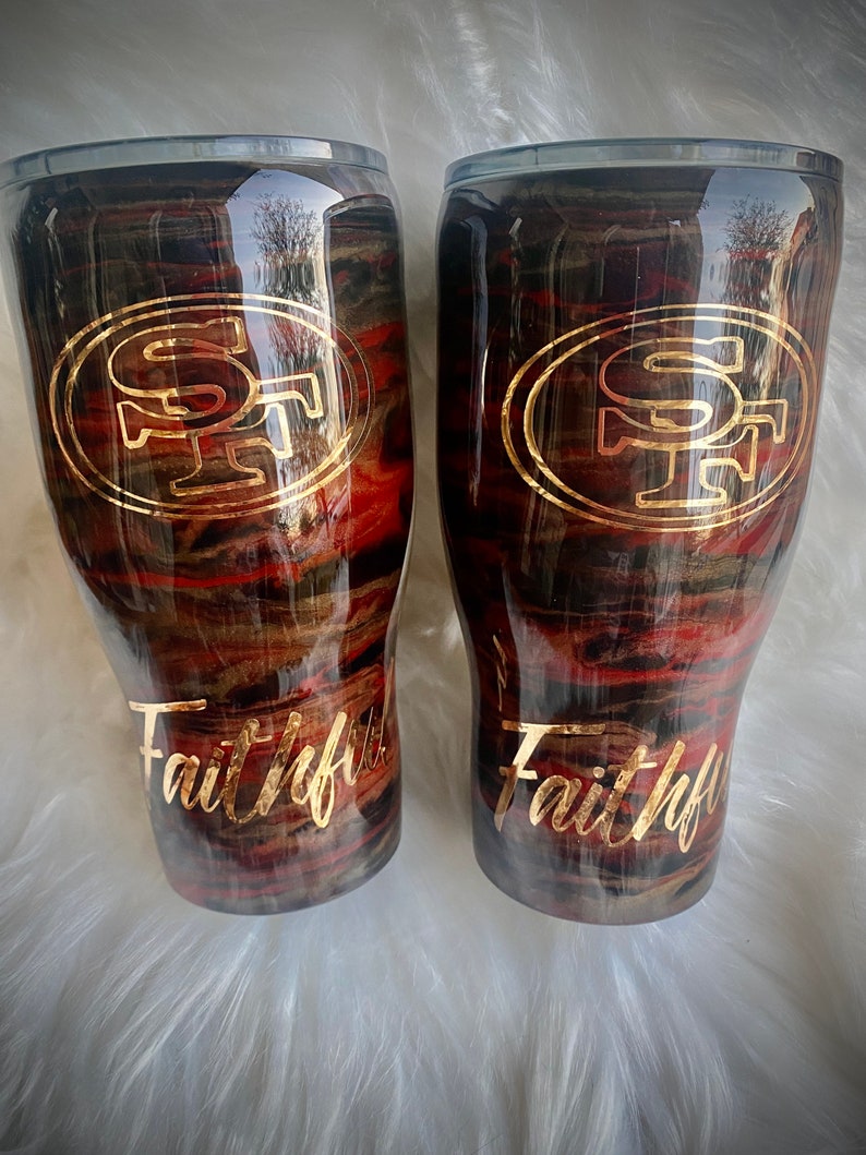 49er Marble Tumblers - Etsy