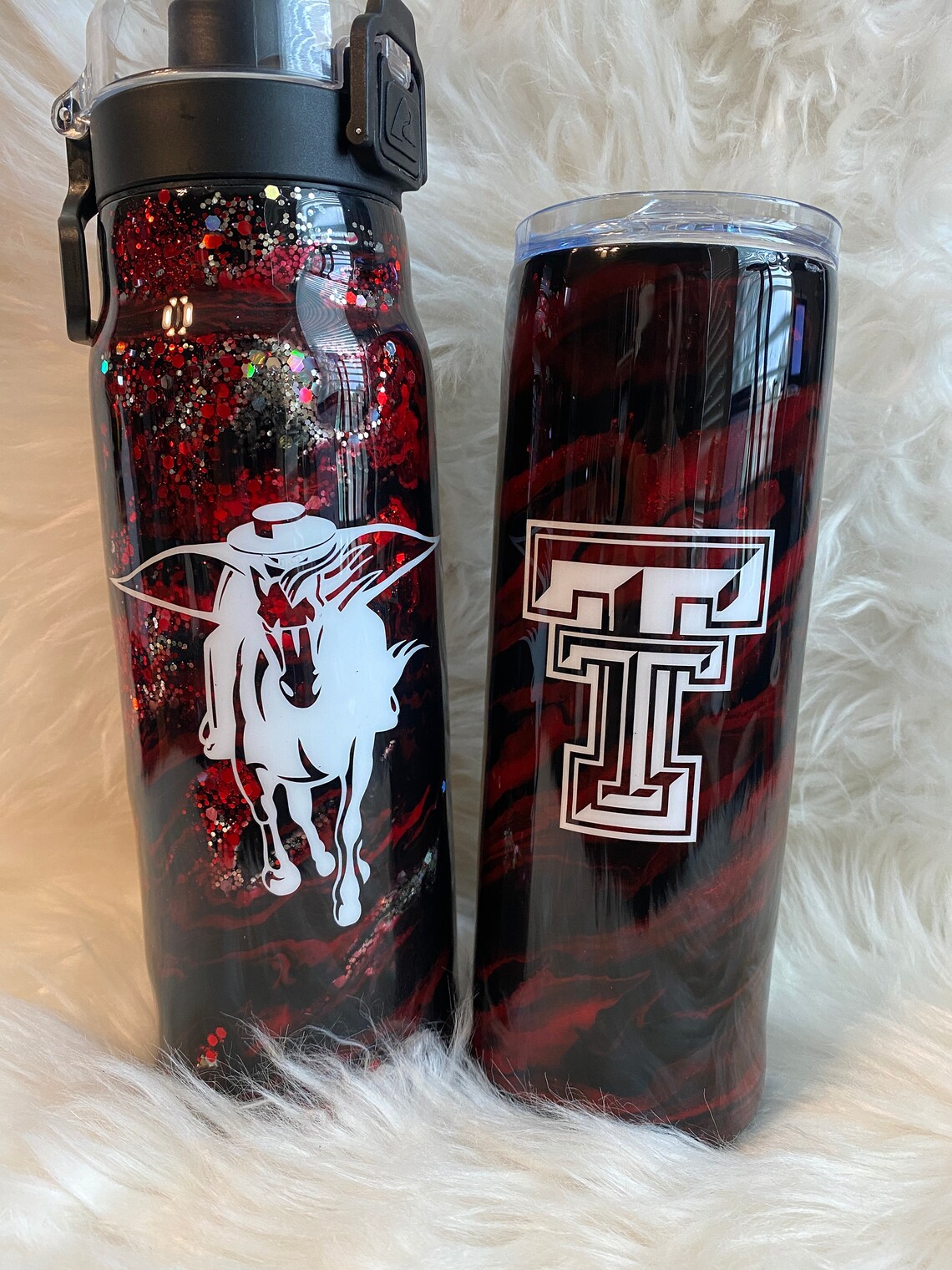 Texas Tech Inspired Tumbler - Etsy