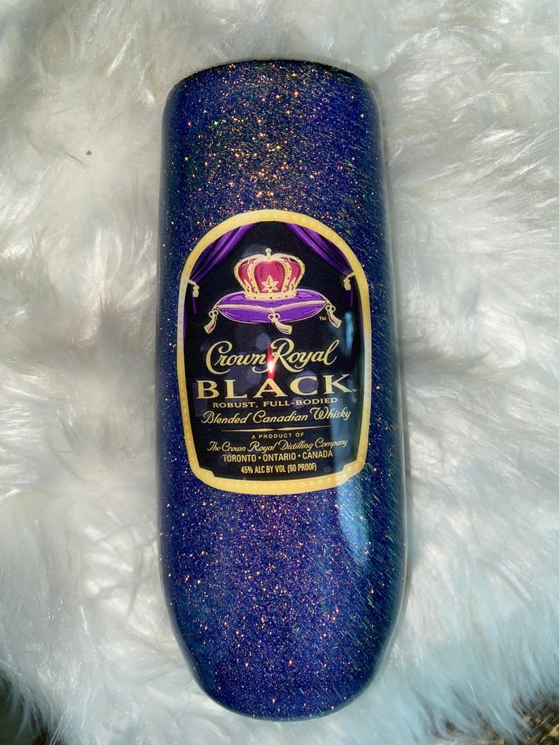 Crown Royal Black Inspired Tumbler - Etsy