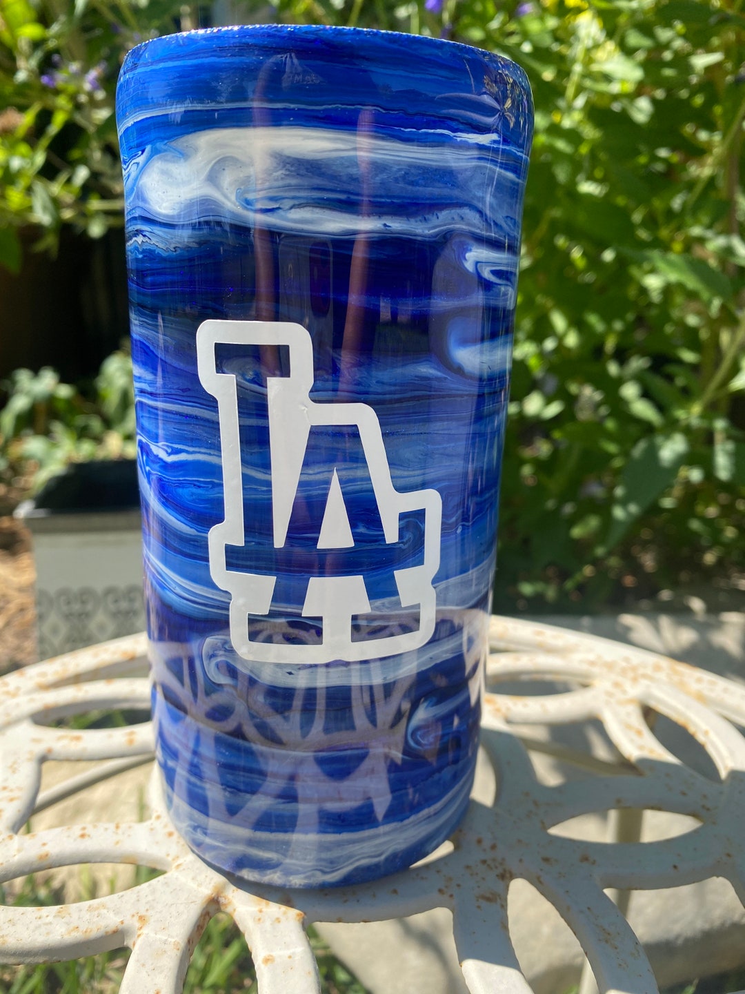 Dodgers Marble Tumblers - Etsy