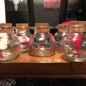 Clear-baseball/softball Dirt Jars - Etsy