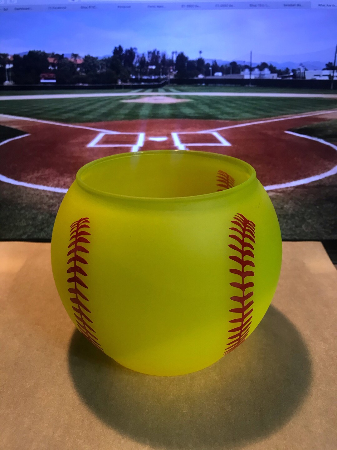 Baseball/softball Candy Jar - Etsy