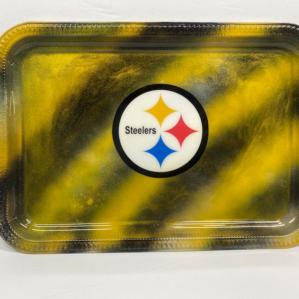 Steelers Rolling Tray - Etsy