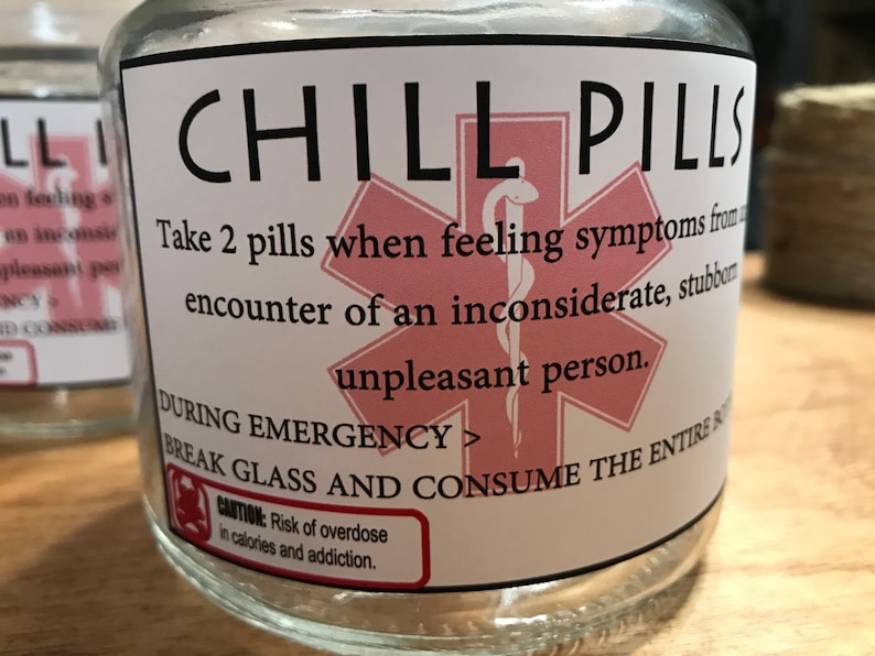 Chill Pill Jars - Etsy