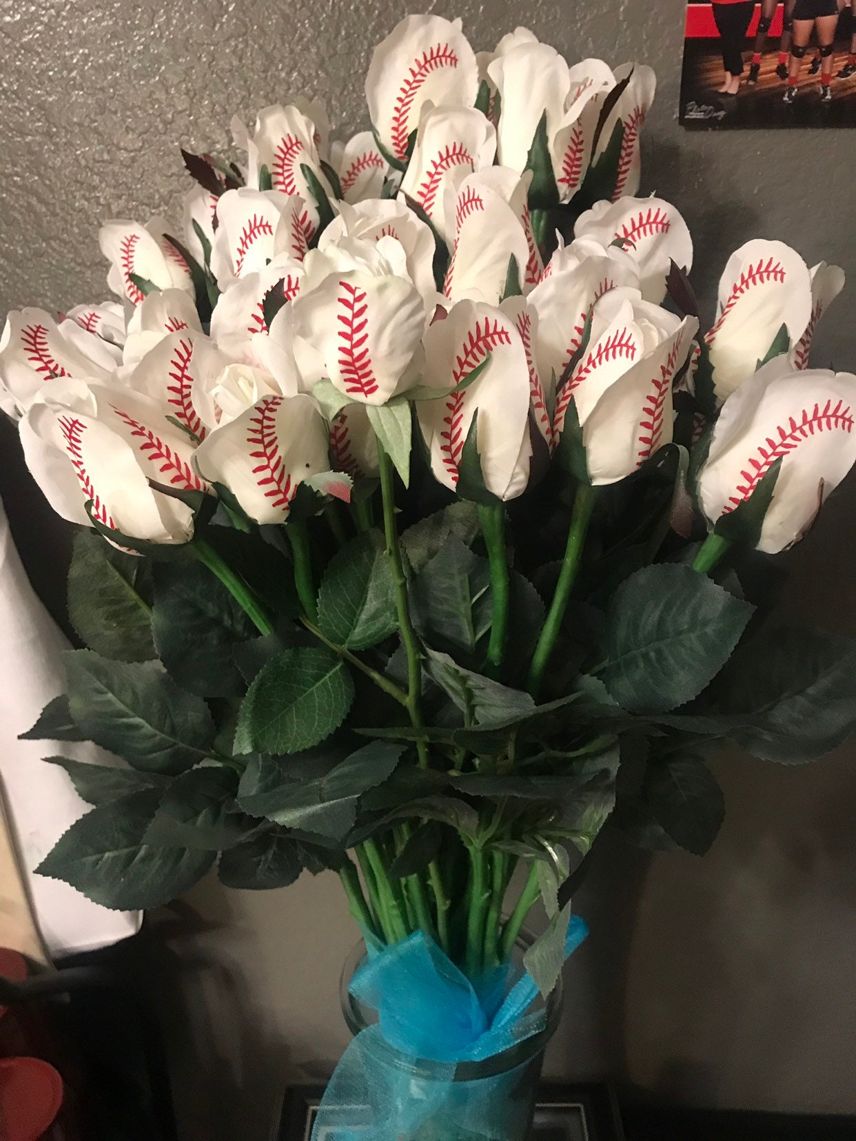 Silk Baseball Flower - Etsy