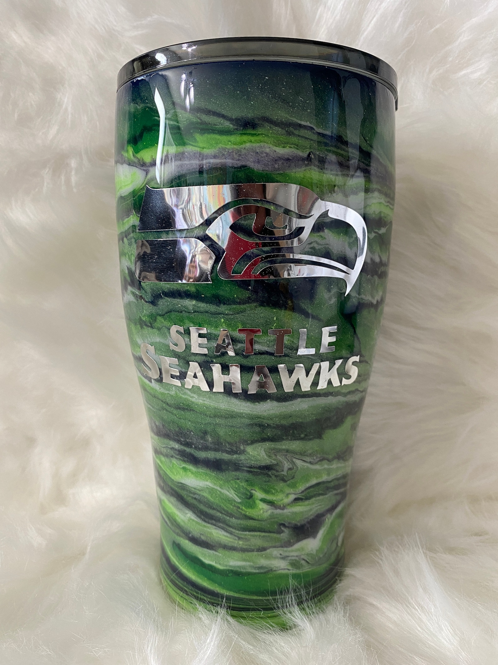 Seattle Seahawks Inspired Tumbler - Etsy